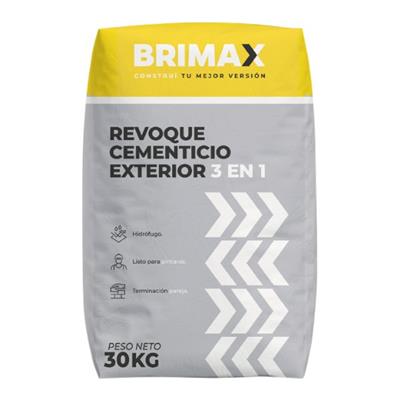 REVOQUE BRIMAX 3 EN 1 PROYECTABLE 30kgs. - Menara Corralón