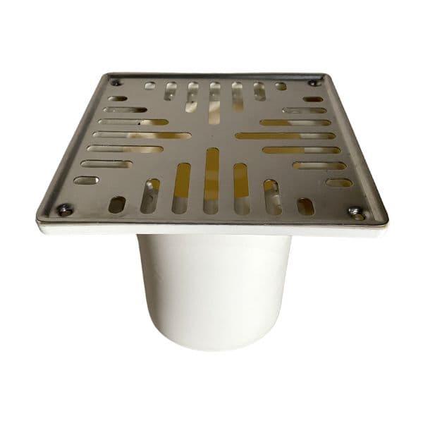 PORTA REJILLA 8x8 CON 63mm. x REJILLA 63mm Ac.Inox - Menara Corralón